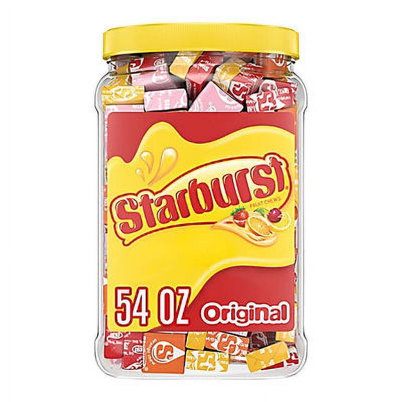 Starburst Original Fruity Chewy Candy Bulk Jar, 54 oz. - Walmart.com