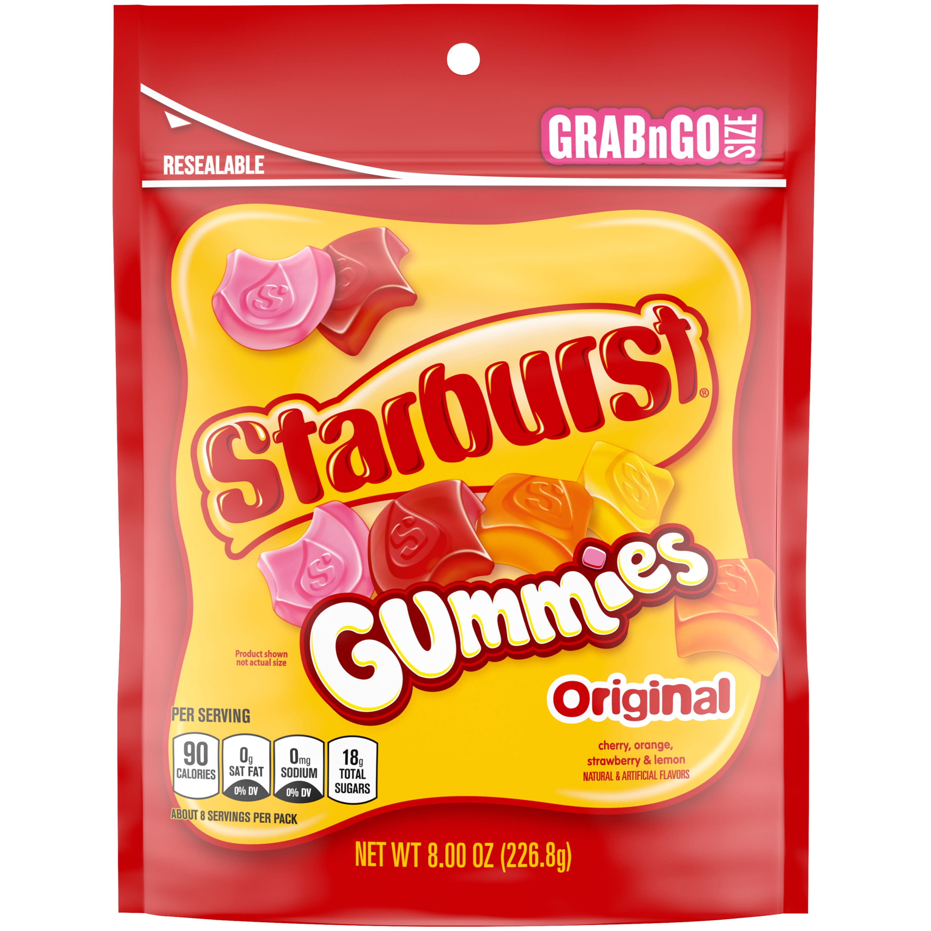 Starburst Gummies Original, Soft Chewy Gummy Candy, Juicy Fruity Flavor ...