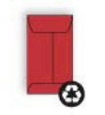 Starburst® Red Coin Envelopes, (No. 5-1/2 F) 3-1/8" x 5-1/2", Brightly ...