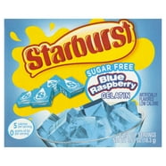 Starburst Gelatin, Blue Raspberry, 3.89 OZ (Pack of 6) - Walmart.com