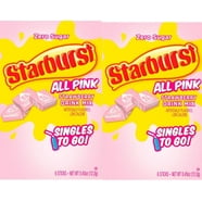 Starburst Zero Sugar Water Flavoring Enhancer, Pink Strawberry Singles ...