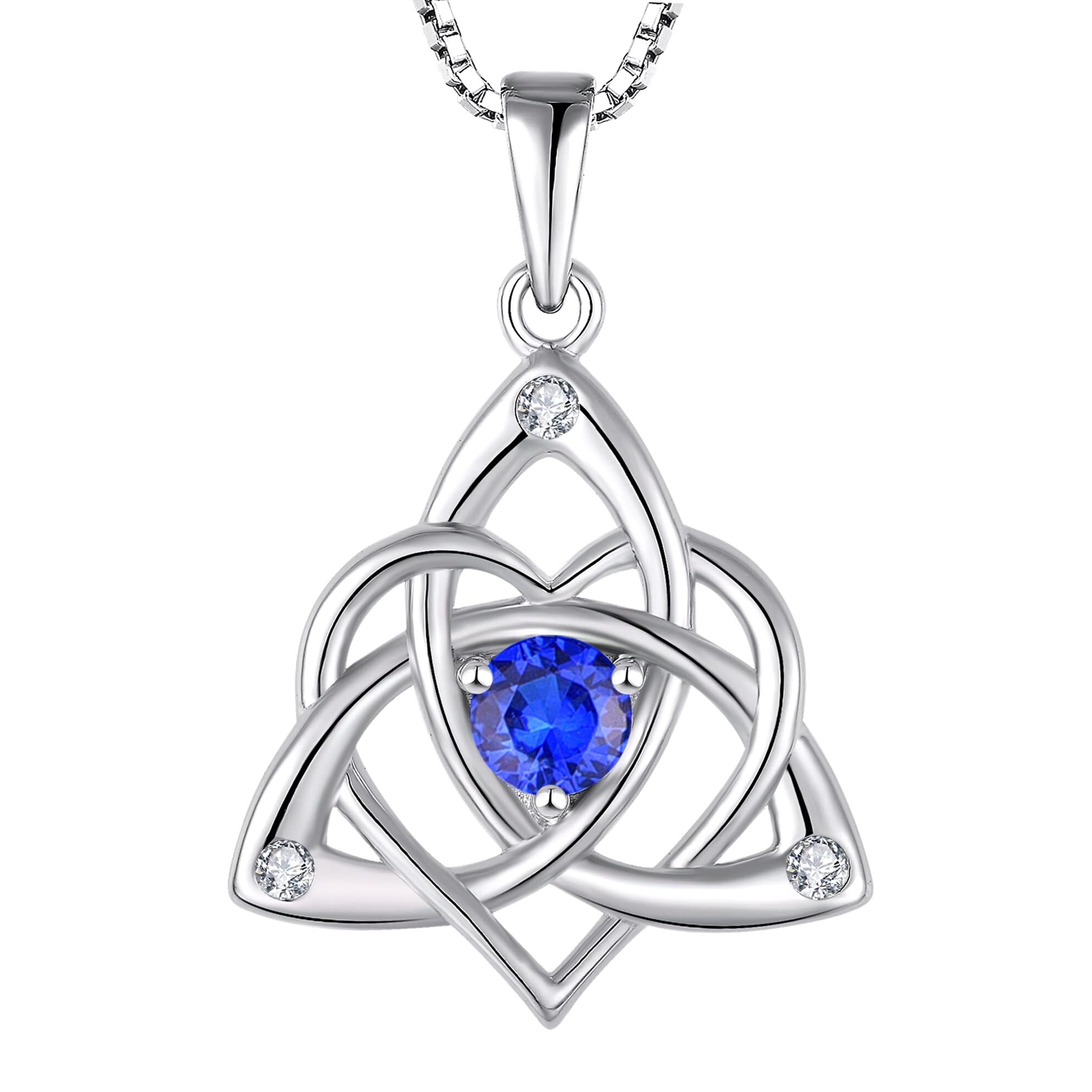 Trinity-Knot / Triquetra Celtic Charm 34x28mm (1.3x1.1in) Pendant in ...