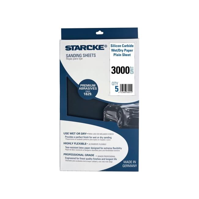 Starcke Abrasives STE-991A-3000H-R5 991A 5.5 x 9 in. Wet & Dry Paper ...