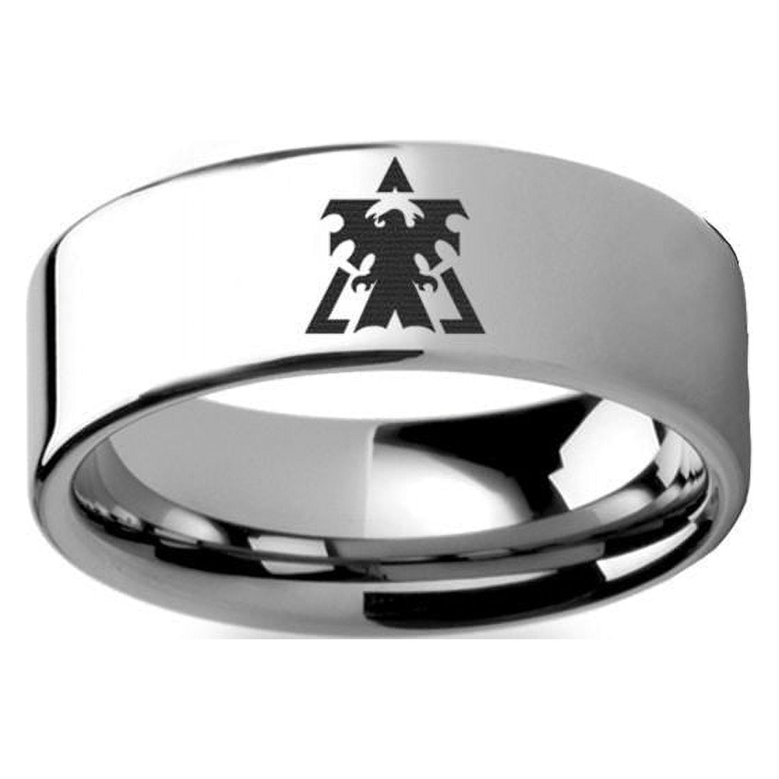 Starcraft 2 Wings of Liberty Terran Symbol Polished Tungsten Engraved ...