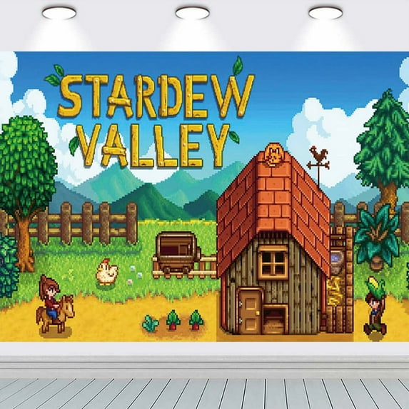 Stardew Valley Backdrop Background Banner Birthday Party Supplies ...