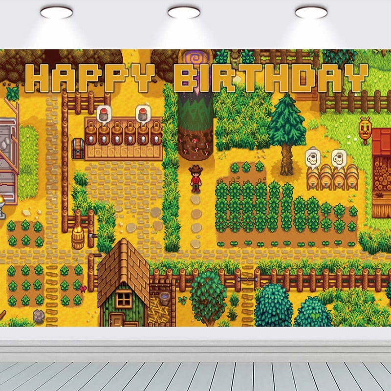 Stardew Valley Backdrop Background Banner Taspestry Wall Decor Birthday ...