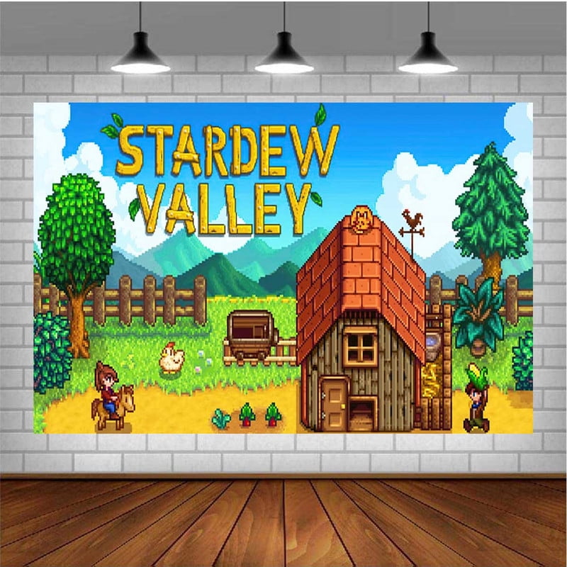 Stardew Valley Background Wall Decor Taspestry Post Banner Backdrop ...
