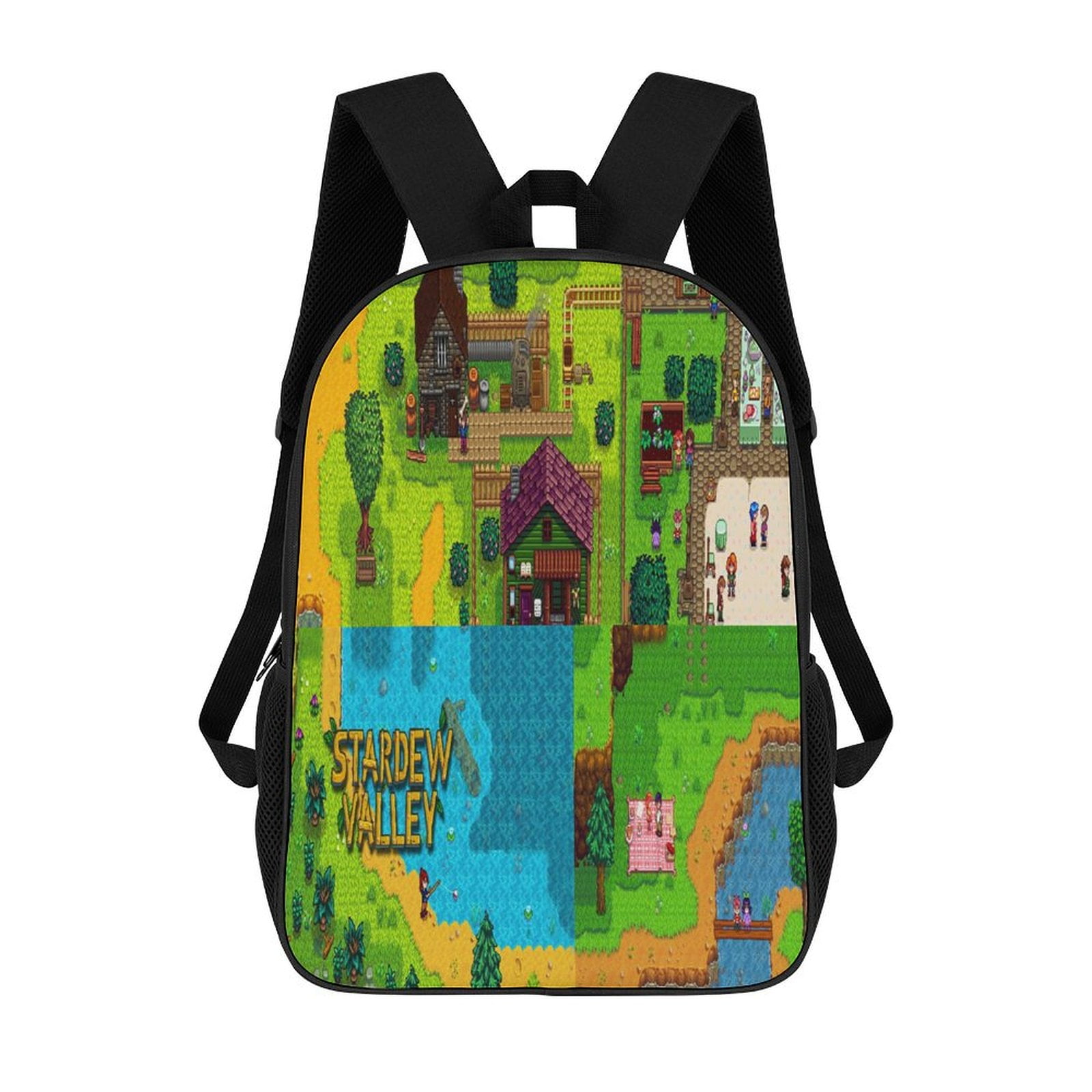 Stardew Valley Backpack 17 Inch Lightweight Anime Print Design Backpack ...