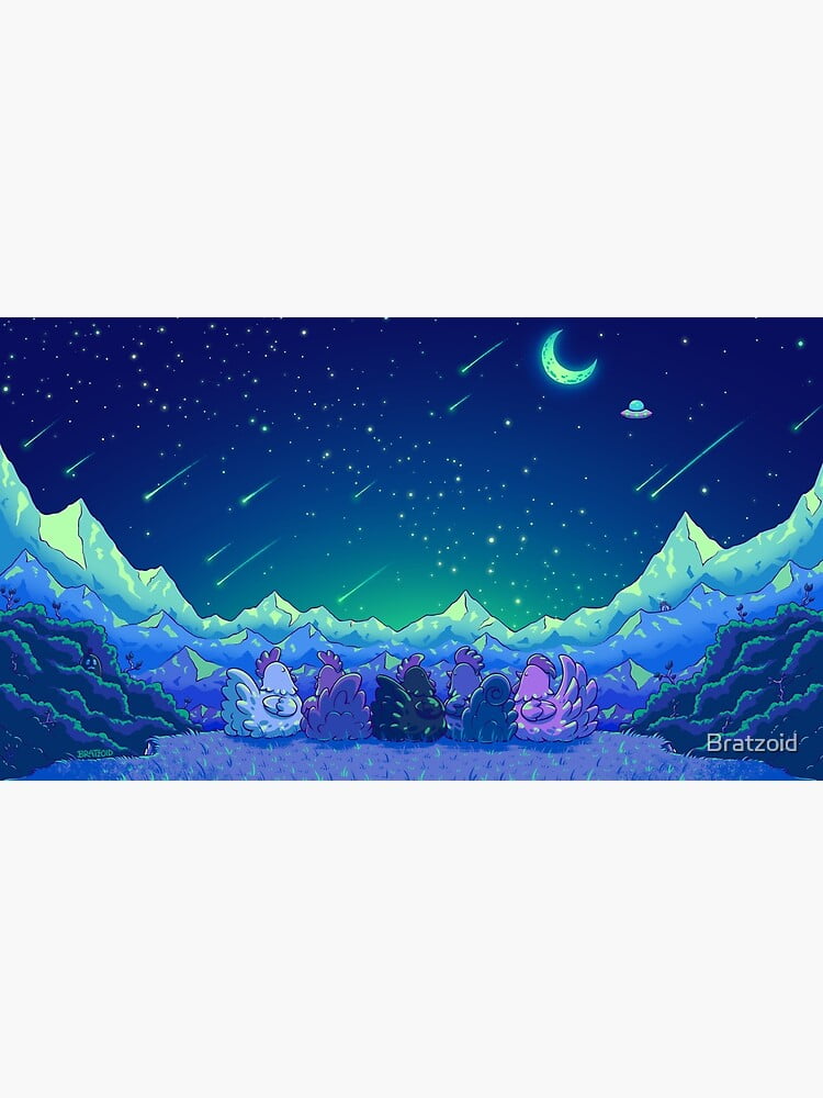 Stardew Valley Chickens - Midnight Version Fashion Art Decor Frame ...