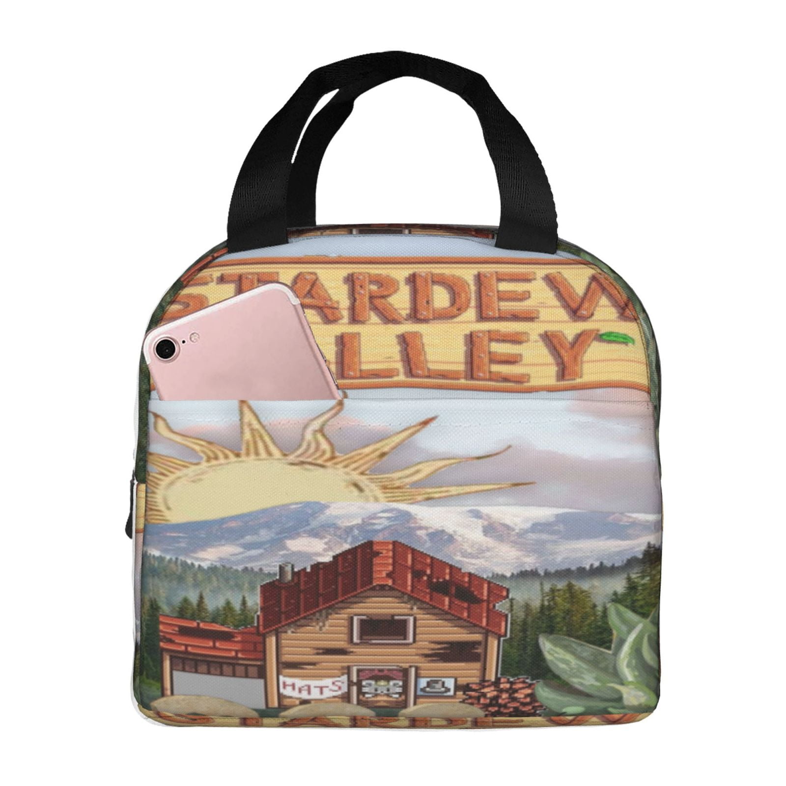 Stardew Valley Lunch Bag Kawaii Anime Reusable Cooler Bag Lunch Box ...