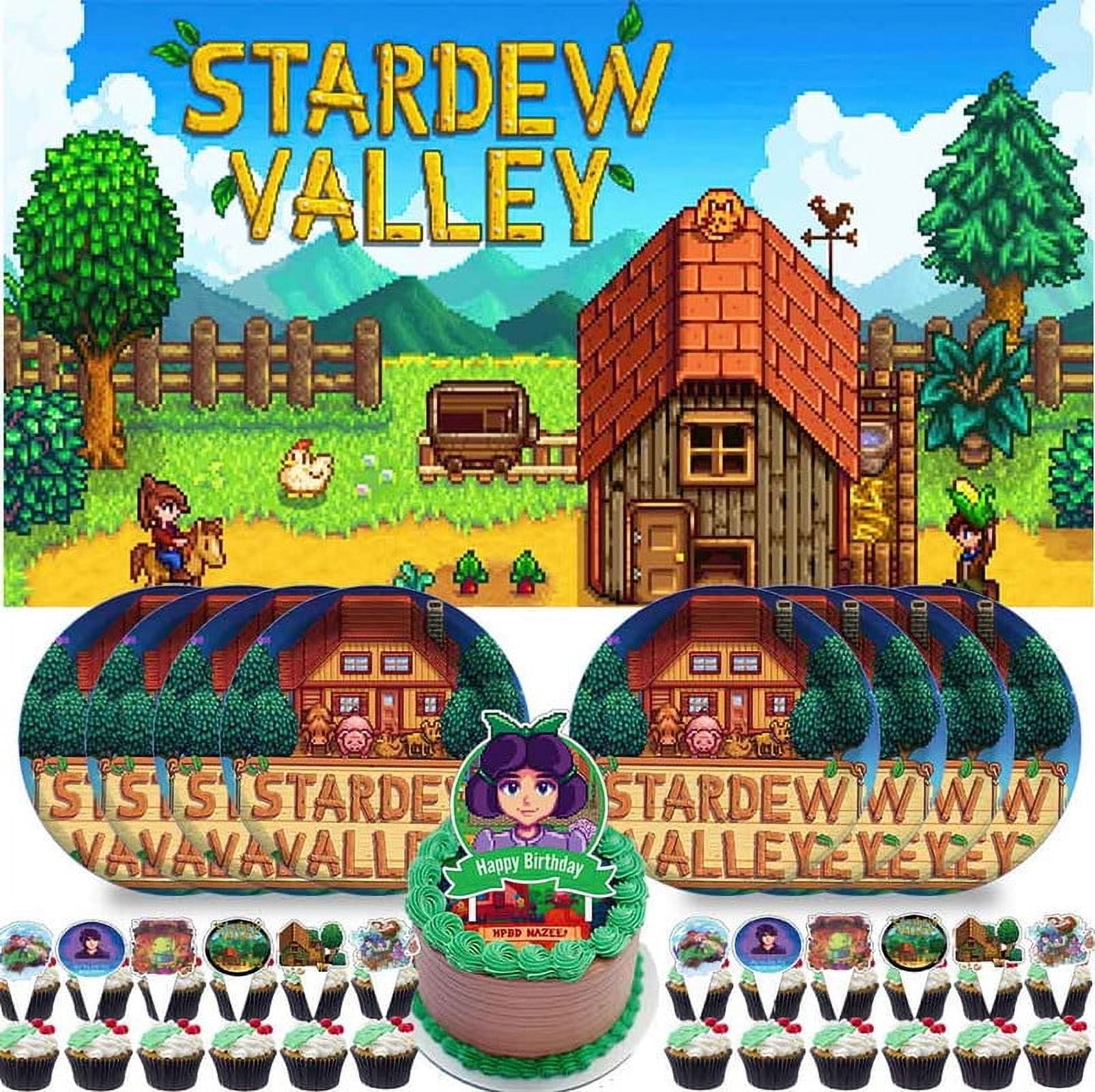 Stardew Valley Party Supplies Birthday Decorations Plates Banner Kids ...