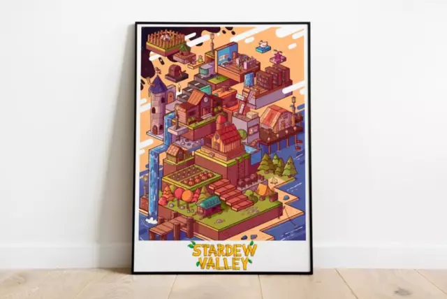 Stardew Valley Poster Print Gaming Poster Room Decor Wall Decor NO ...