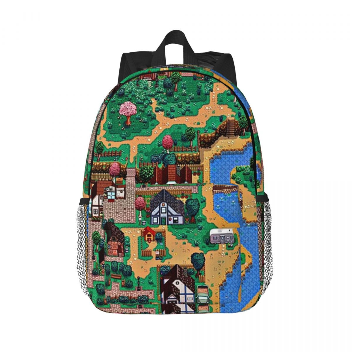 Stardew Valley Town Map Backpacks Teenager Bookbag Fashion Bags Travel ...