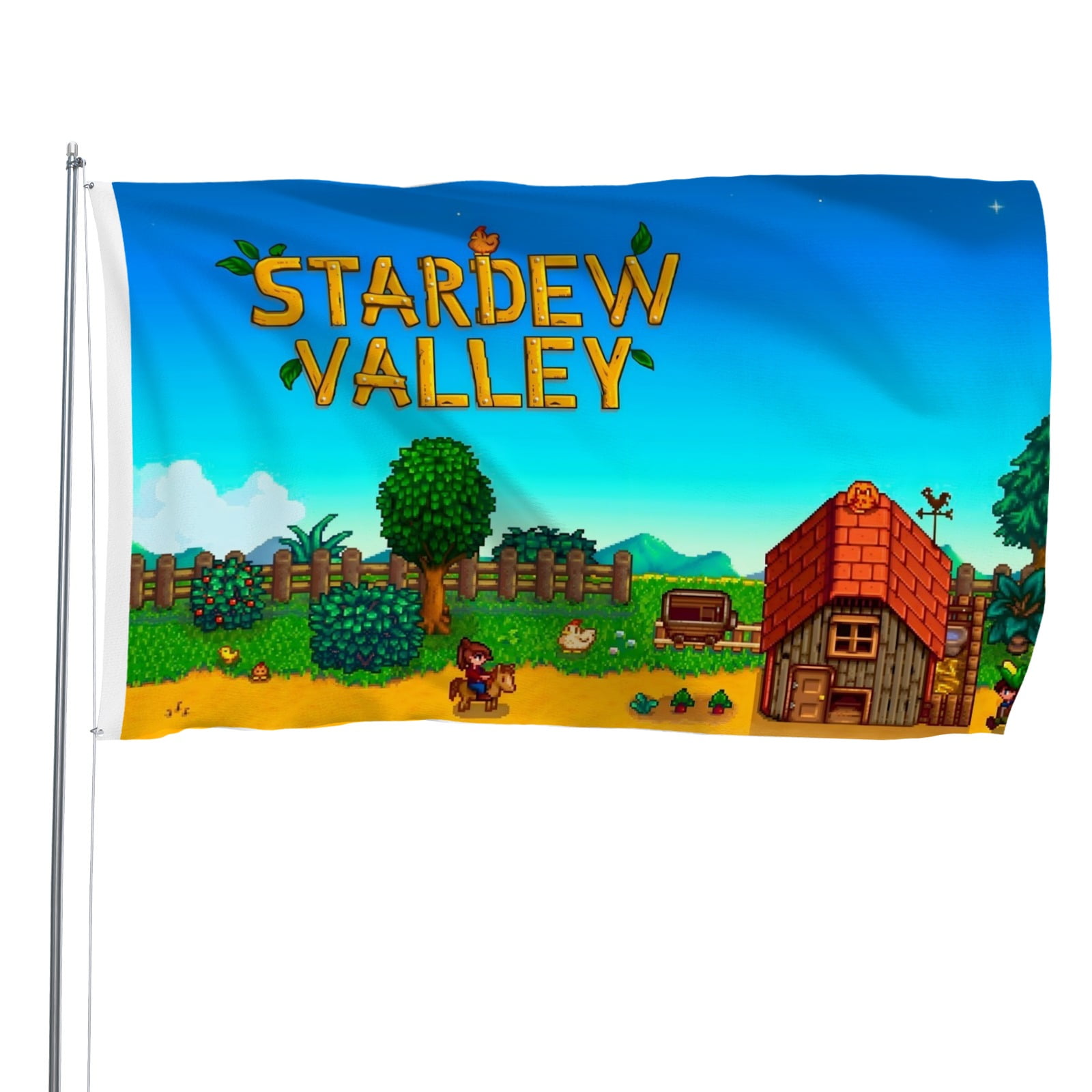 Stardew Valley-themed Printed Flag Perfect gift for fans, friends, and ...
