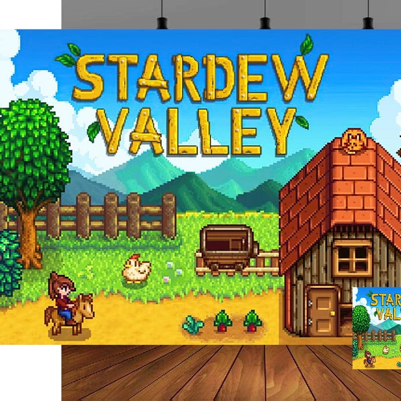 Stardew valley Backdrop Banner Party Supplies Poster Movie Theme ...