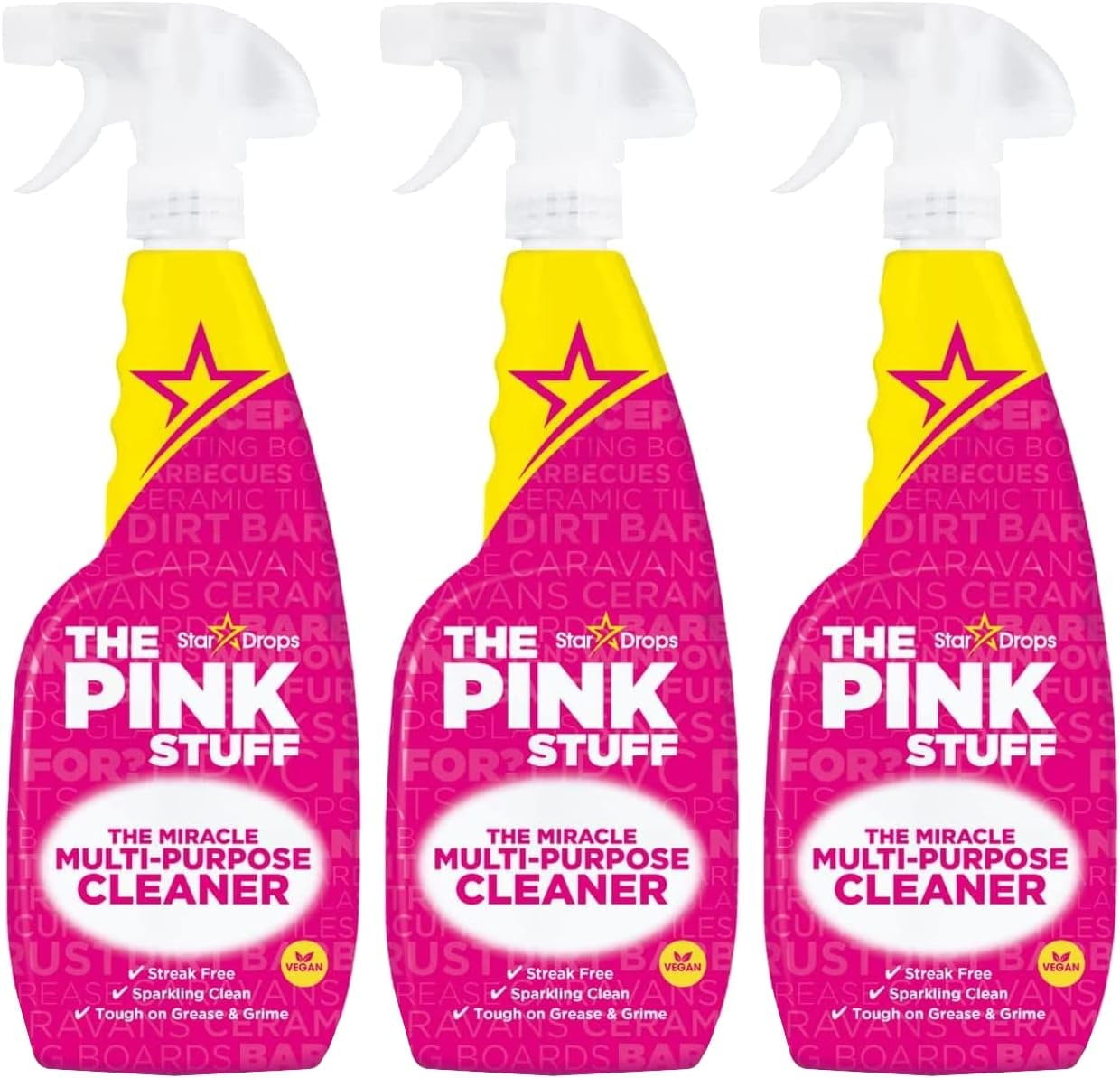 Stardrops stuff The Miracle Multi-Purpose Cleaner 750ml Spray WHIGT, 26 ...