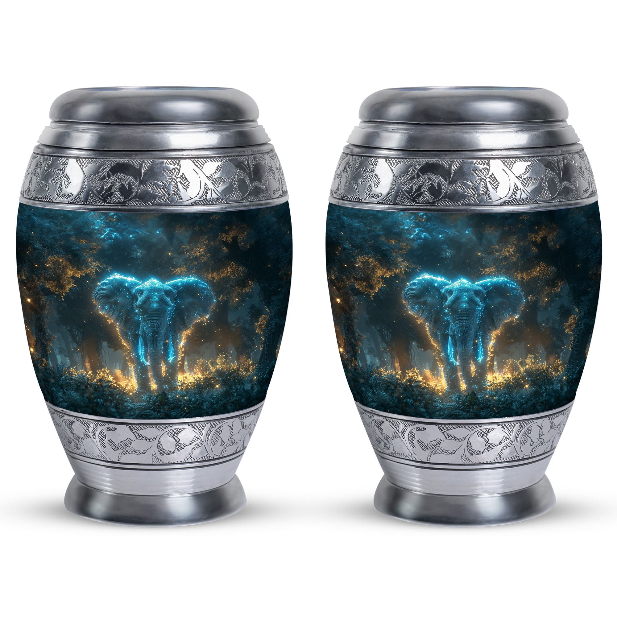 Stardust Forest Small Urn For Adult Female Remembrance - Mini Urns For ...