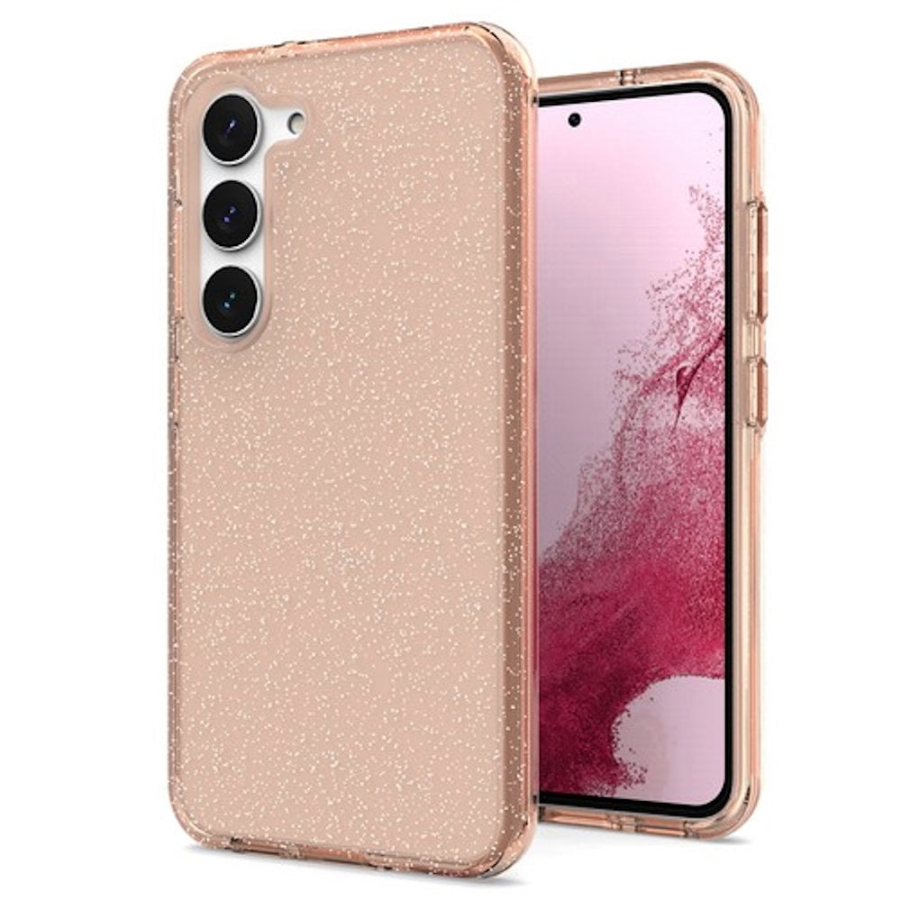 Stardust Glitter Hybrid Case for Samsung Galaxy S23 - Rose Gold ...