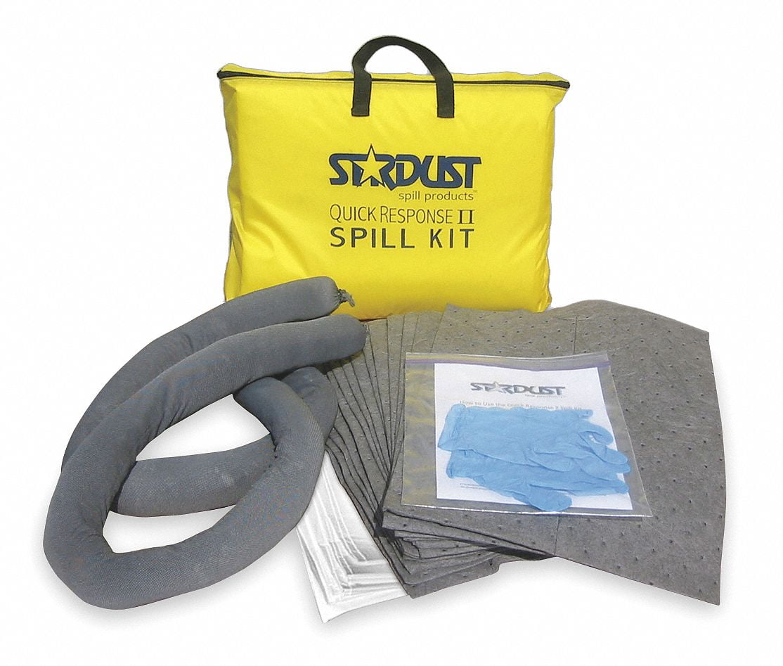 Stardust Chem/Hazmat Spill Kit, Rapid Action, High Absorbency ...