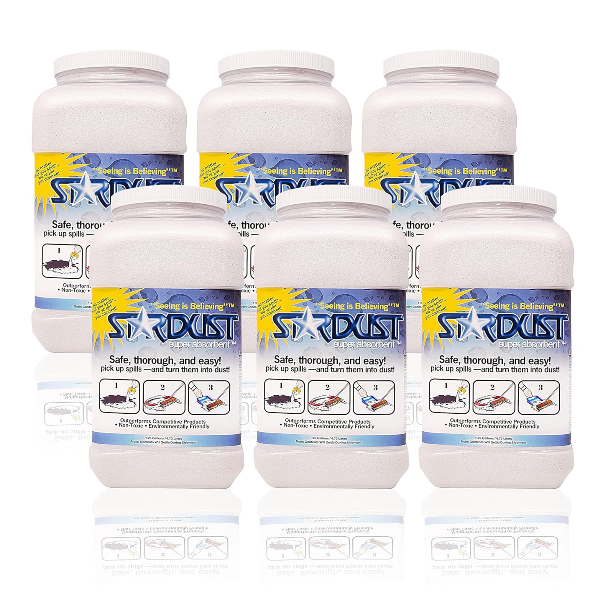 Stardust Super Absorbent™ - 5 QT Dispenser Bottle Spill Absorbent ...