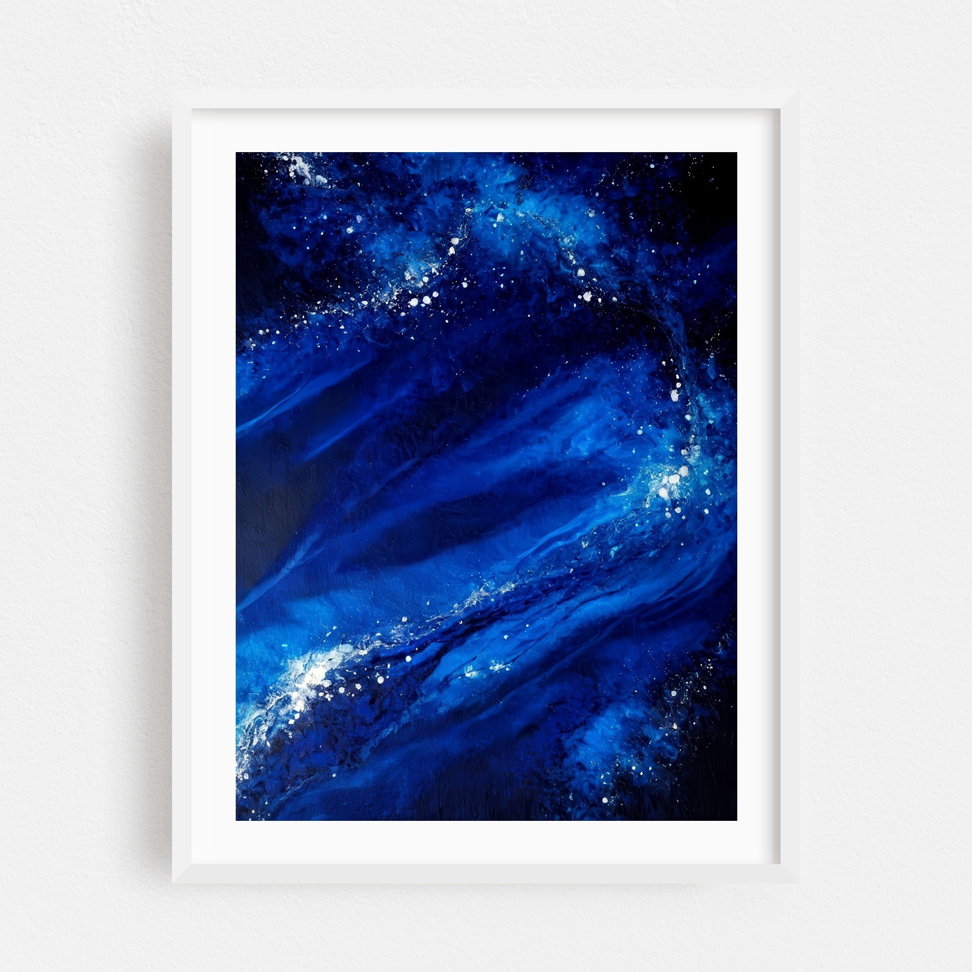 Stardust in a Midnight Breeze - Digital Art Abstract Cosmic Space Stars ...