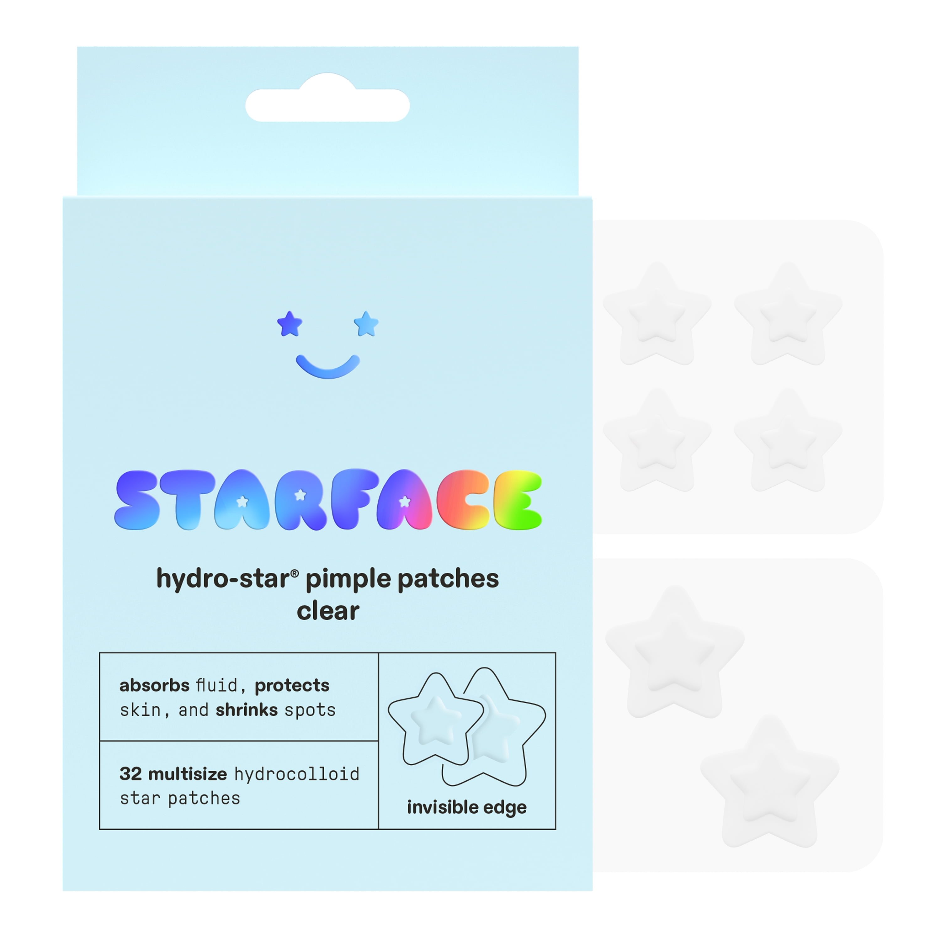 Starface Hydro-Star® Clear Pimple Patches - 32 Count HSA/FSA Eligible ...
