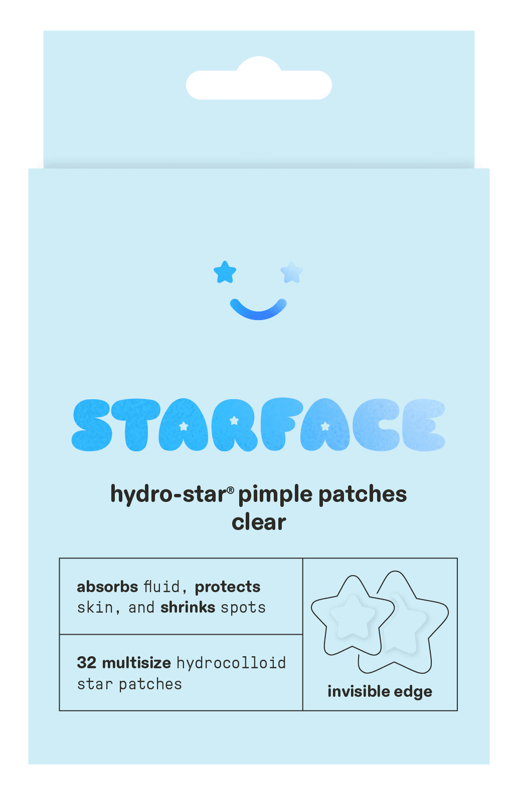 Starface Clear Hydro Star Pimple Patches 32 Count For All Skin Types