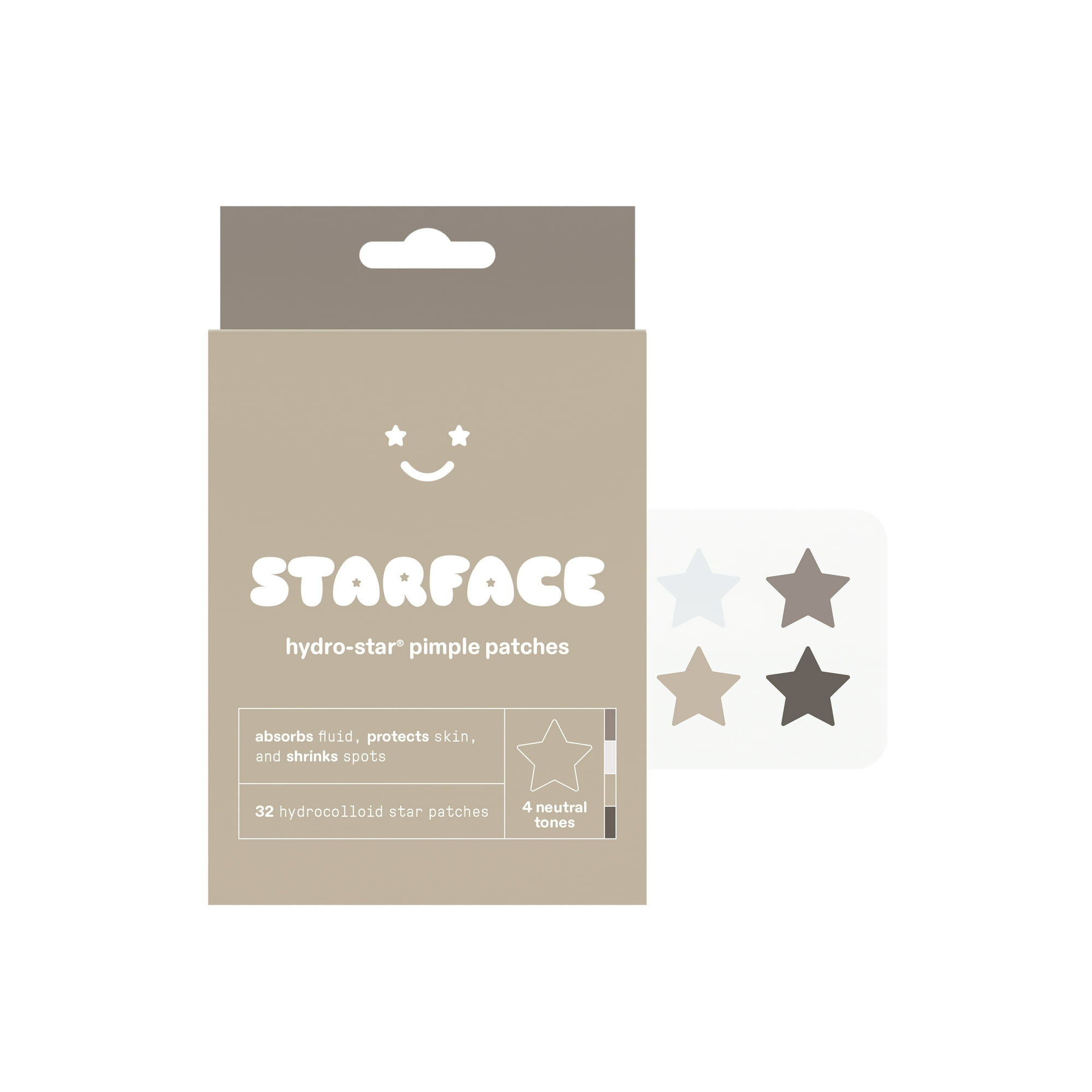 Starface Hydro-Star Earth Pimple Patches - 32ct - Walmart.com