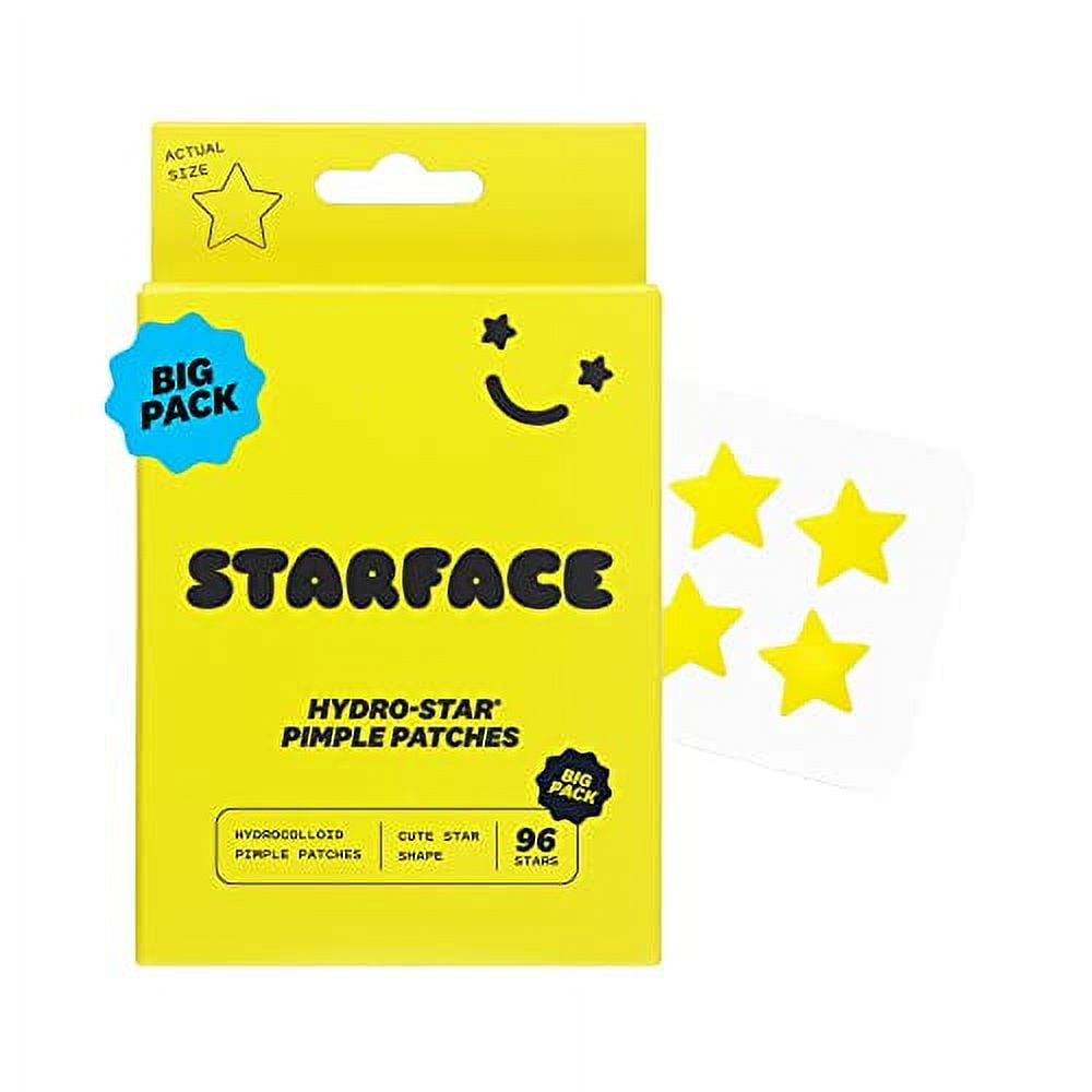 Starface Hydro-Stars Big Pack, Hydrocolloid Pimple Patches, Absorb ...