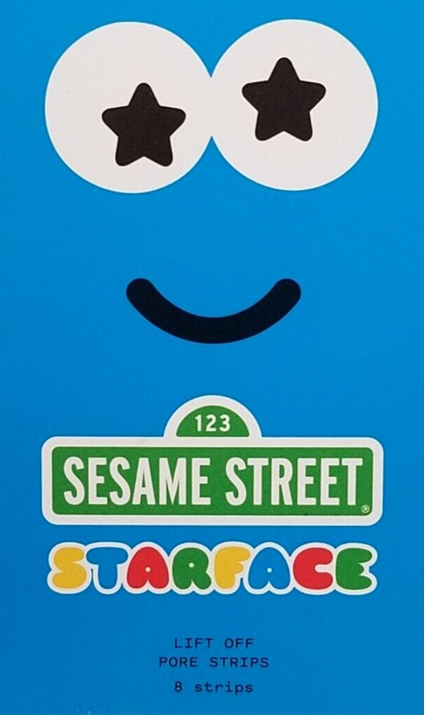 Starface Sesame Street Cookie Monster Lift Off Pore Strips 8 Count 4/24 ...