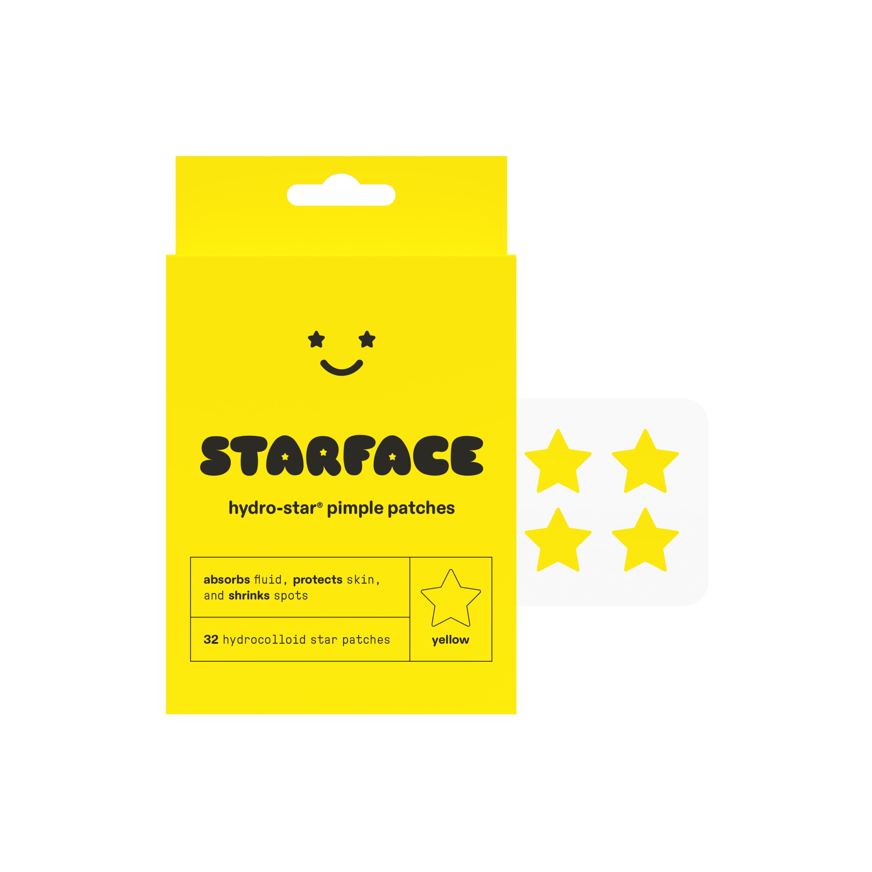 Starface Hydro-Star Yellow Pimple Patches - 32ct - Walmart.com