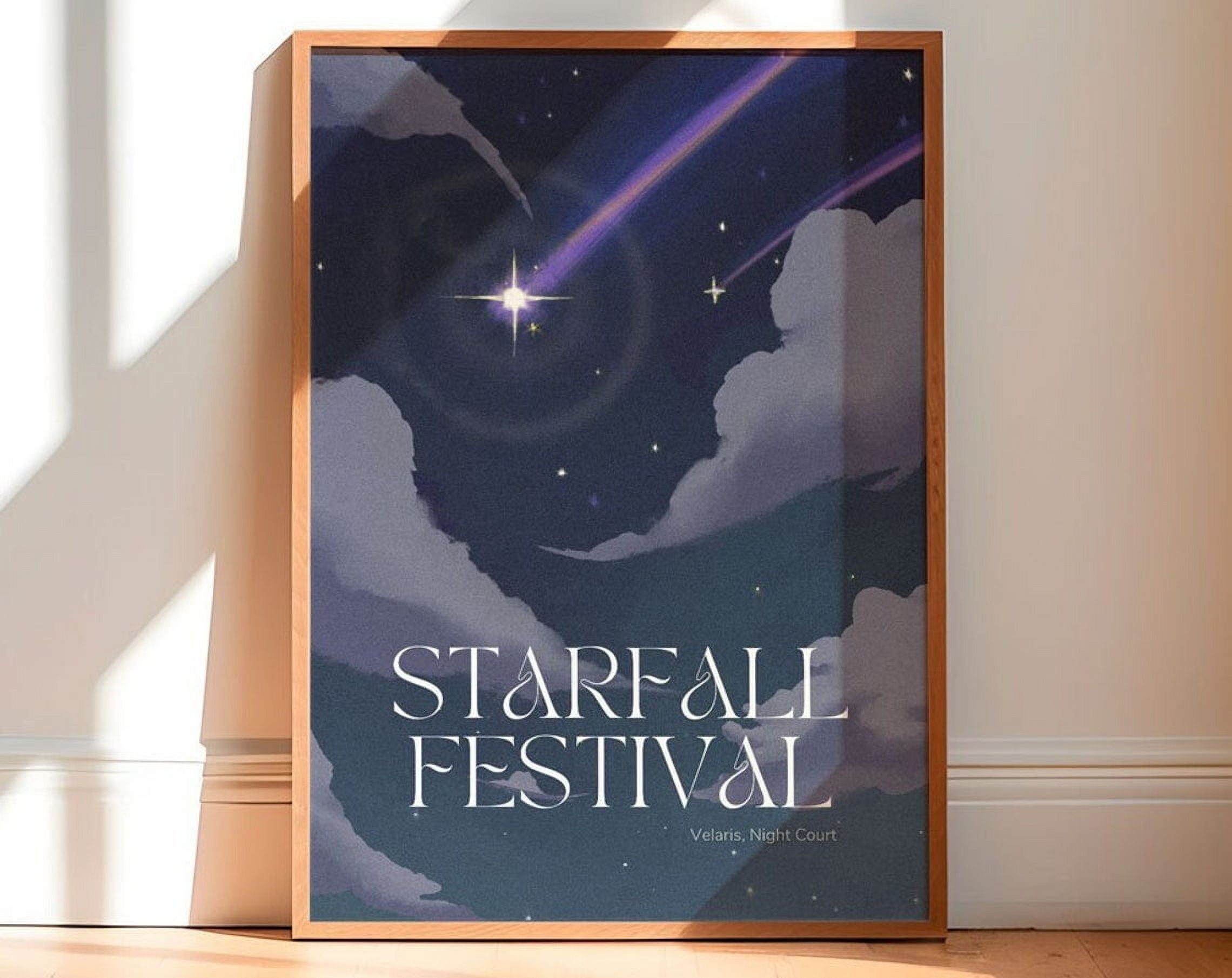 Starfall, Velaris, Night Court, Acotar, Sarah J Maas Inspired, Art ...