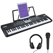 Best Choice Products 37-Key Kids Electronic Keyboard Set with ...