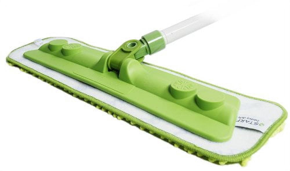 Starfiber StarMop Pro Kit: Wet/Dry Microfiber Mop with Washable Dust ...