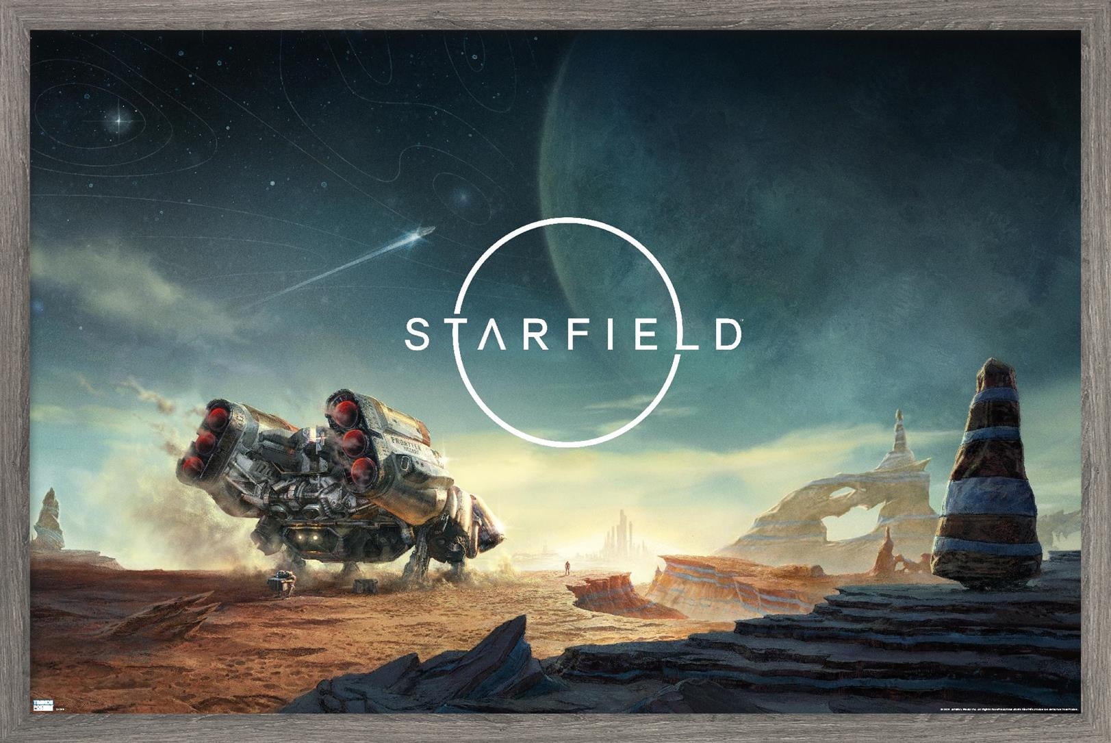 Starfield - First Steps Wall Poster, 22.375" x 34" Framed - Walmart.com