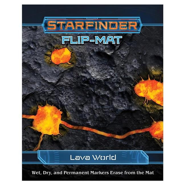 Starfinder Adventure Path Lava World Flip Mat - Walmart.com