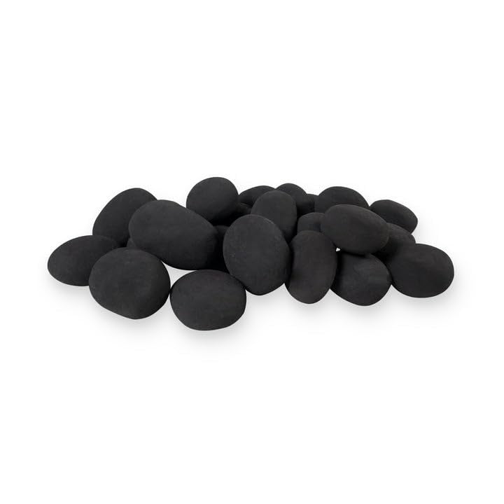 Starfire Designs Ceramic Fire Pebbles | Use in Fireplace or Fire Pit ...