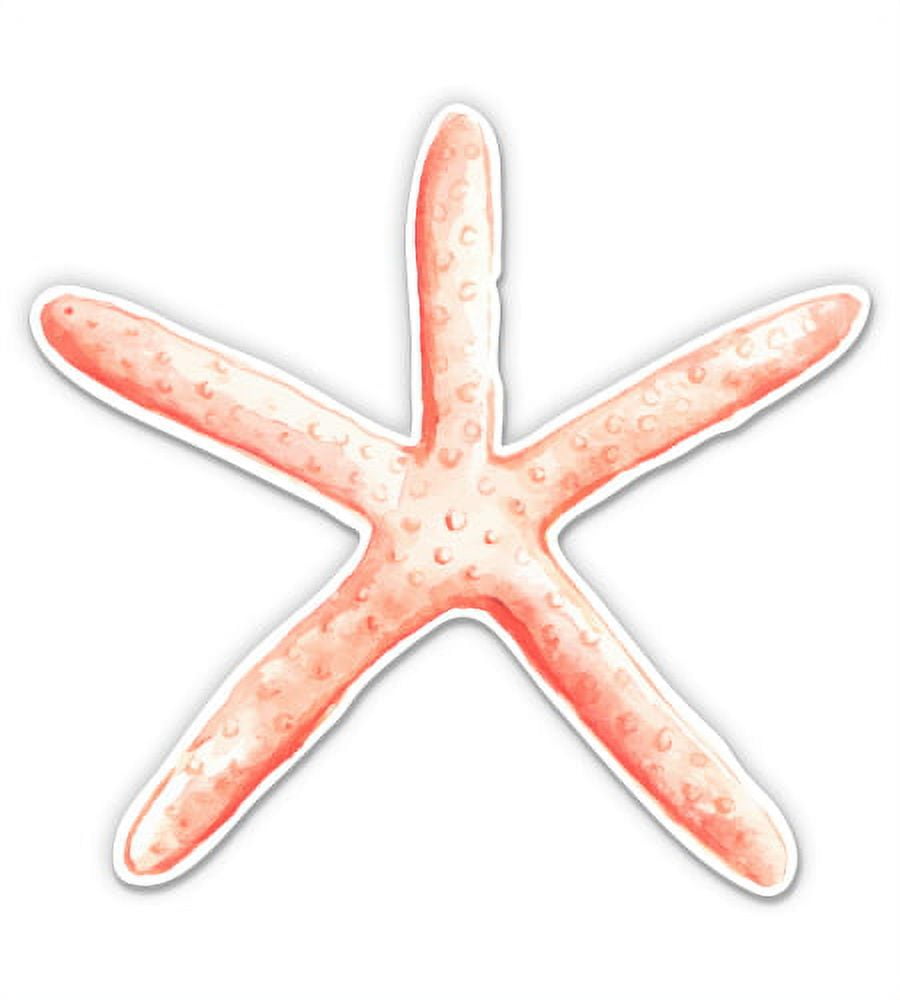Starfish - 12" Vinyl Sticker Waterproof Decal - Walmart.com