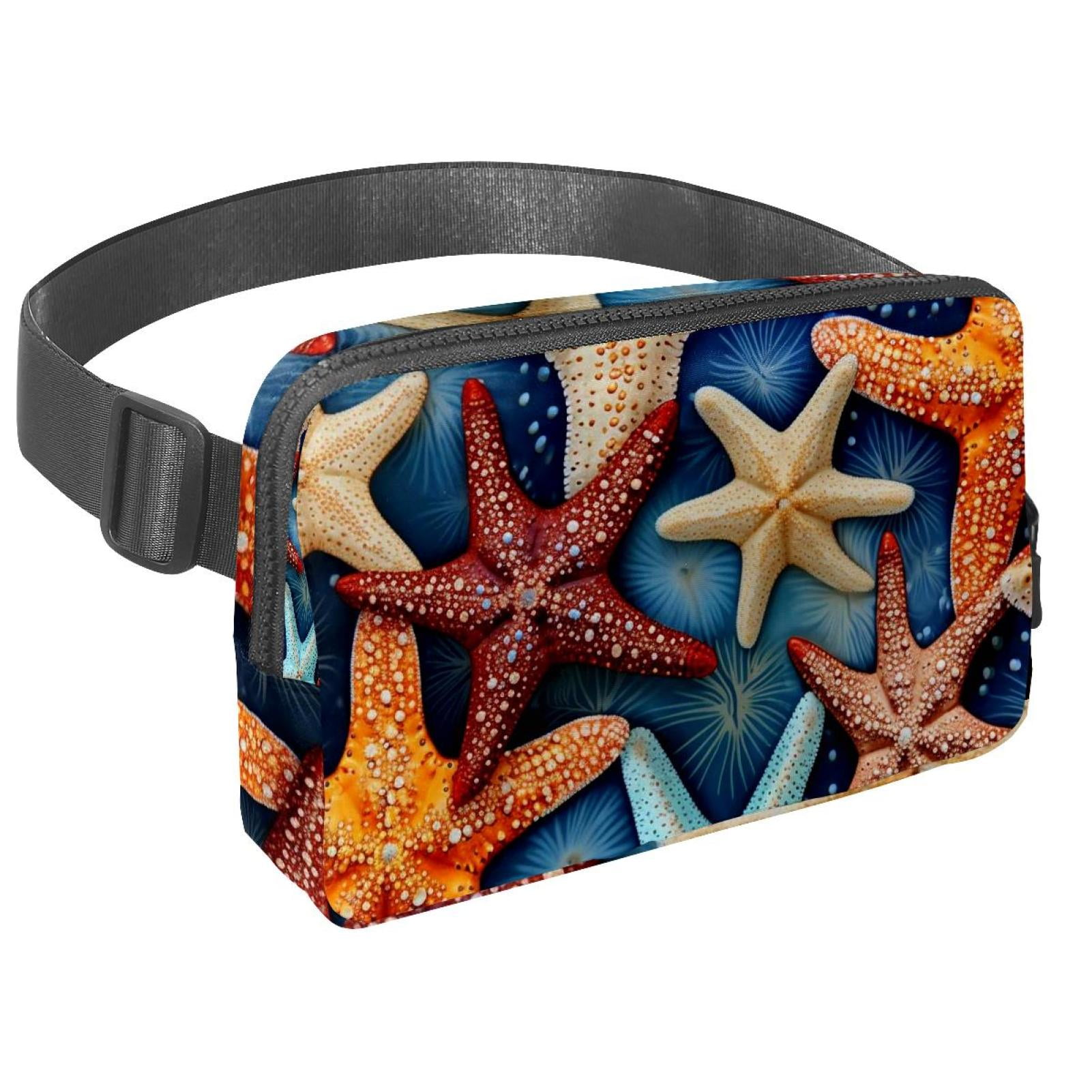 Starfish Adjustable Lightweight Cross Body Bag Fanny Packs with ...