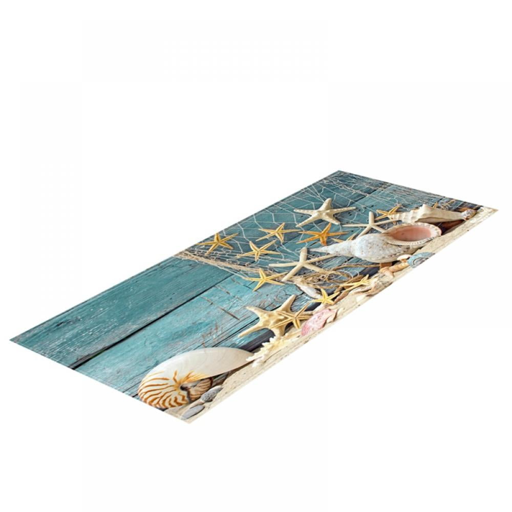 Starfish Area Rug Beach Ocean Print for Bedroom Living Room Bathroom ...