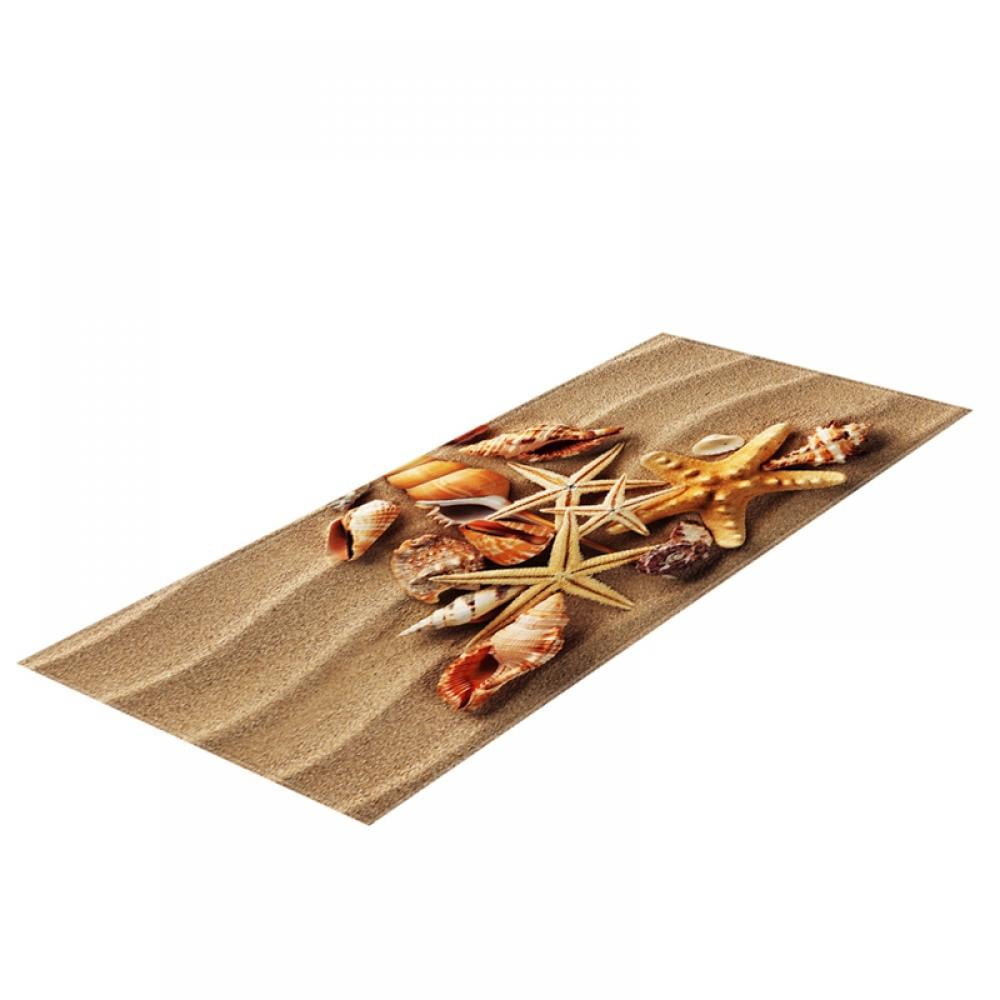 Starfish Area Rug Beach Ocean Print for Bedroom Living Room Bathroom ...