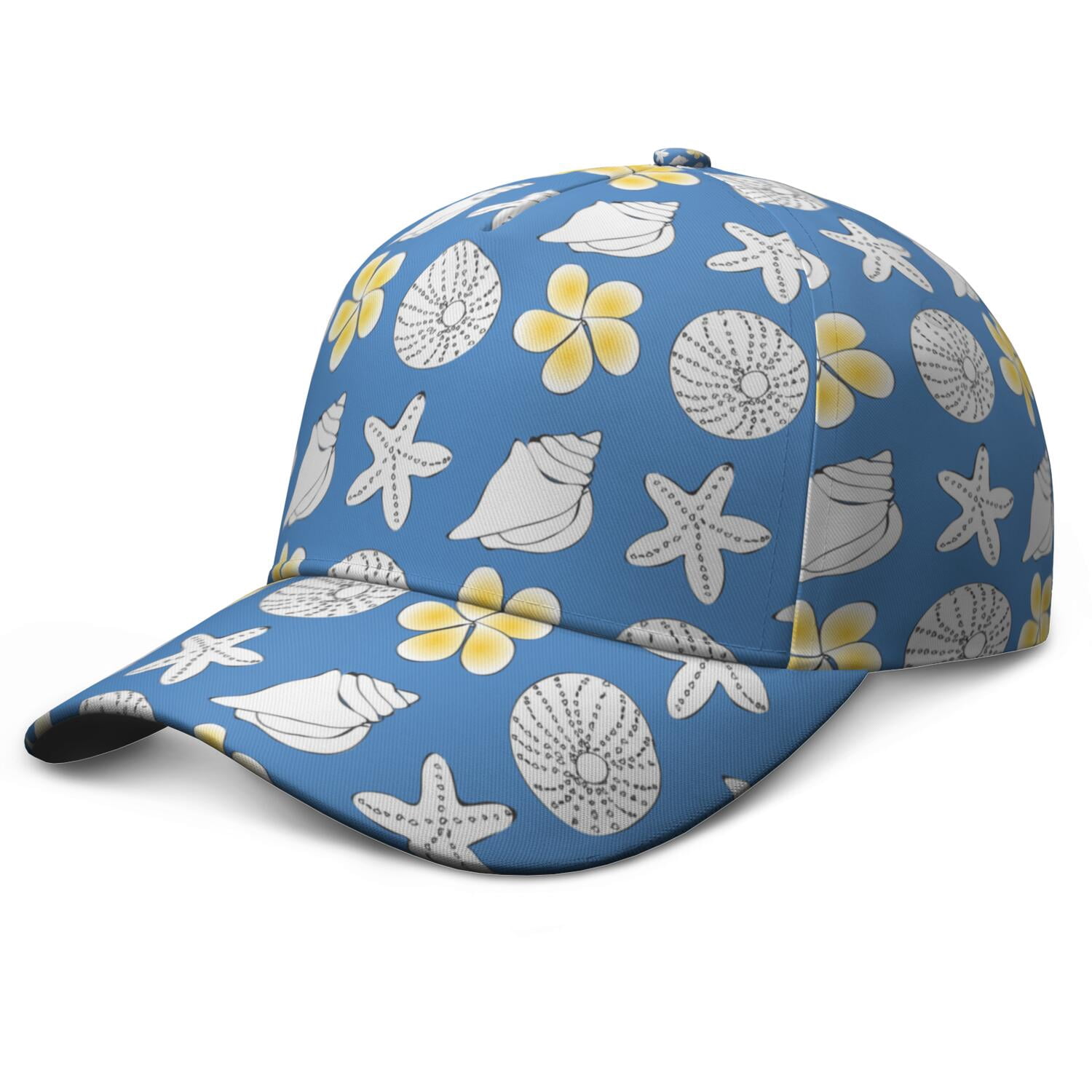 Starfish Beach Baseball Cap – Vintage Nautical Dad Hat with Coral ...