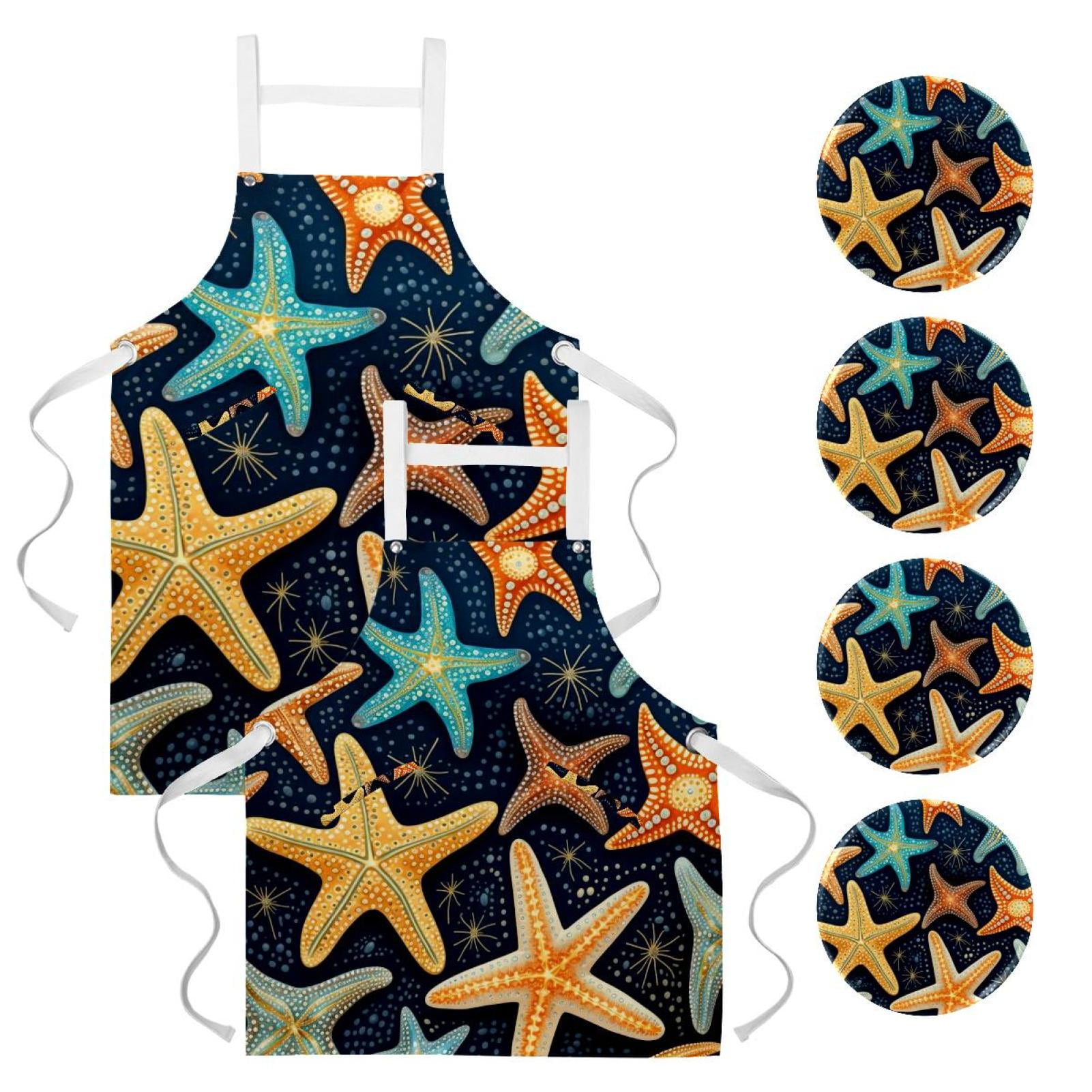 Starfish Button Kit 2 Pack with Waterproof Pockets and Badge – Circle ...