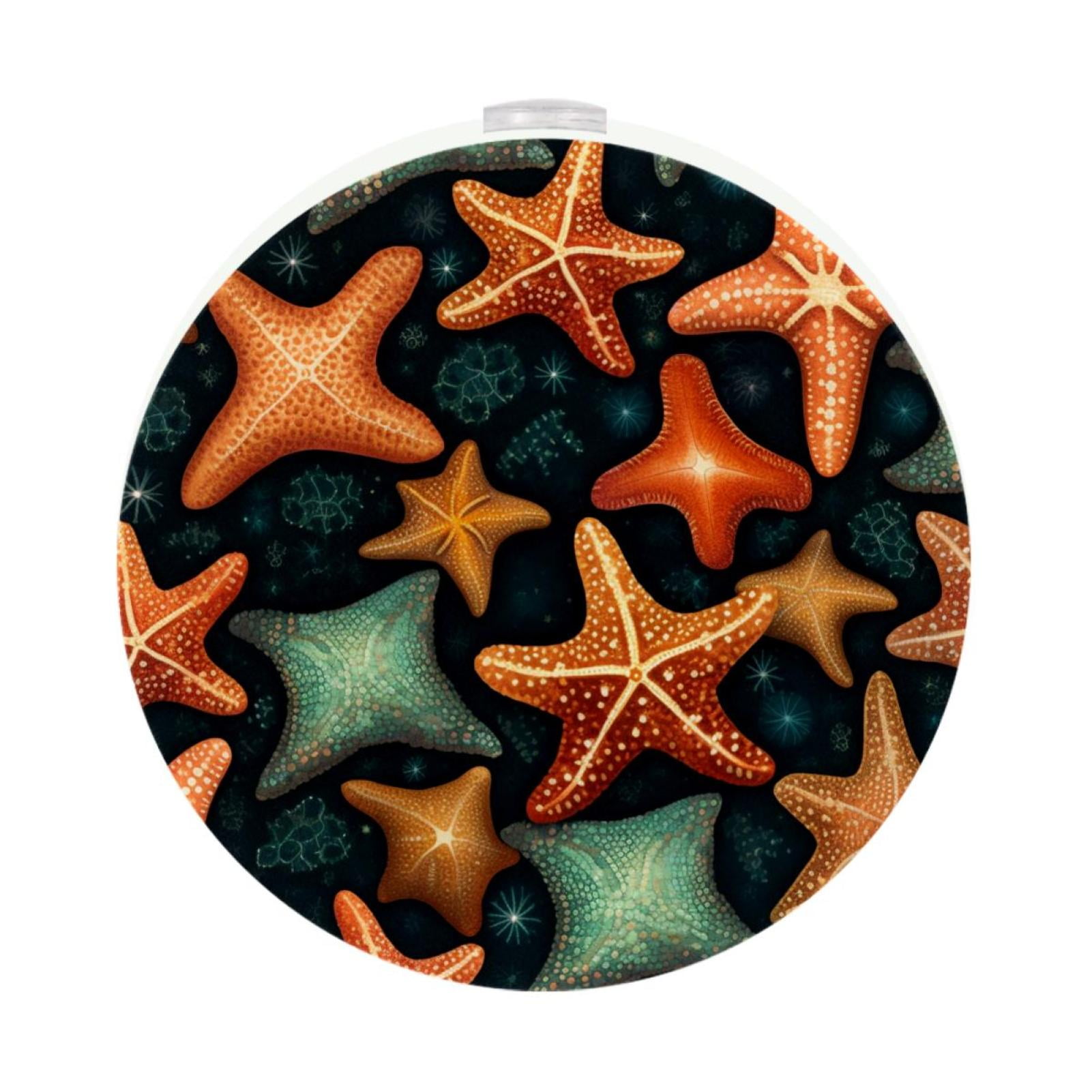 Starfish Circular Night Light - 2 Sets, LED Material ABS, Induction ...