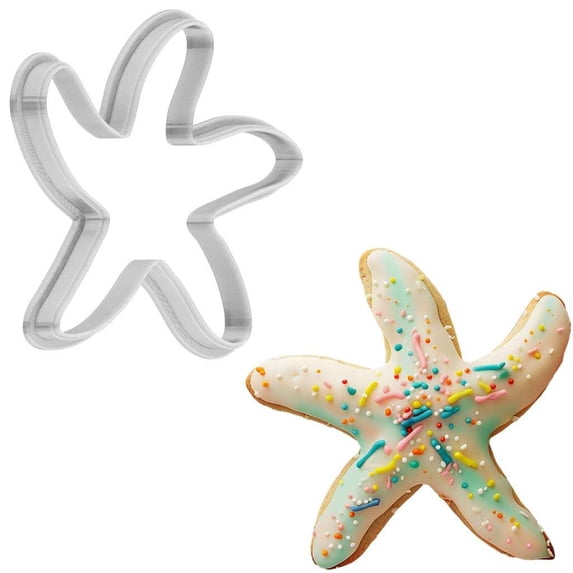 Starfish Cookie Cutter 4 Inch Made in USA by WONDERTORY - Walmart.com