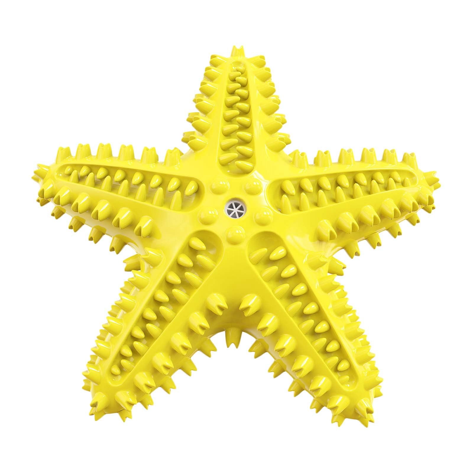 Starfish Dog Chew Toy - Squeaky Teeth Cleaning Toy for Small/Medium ...