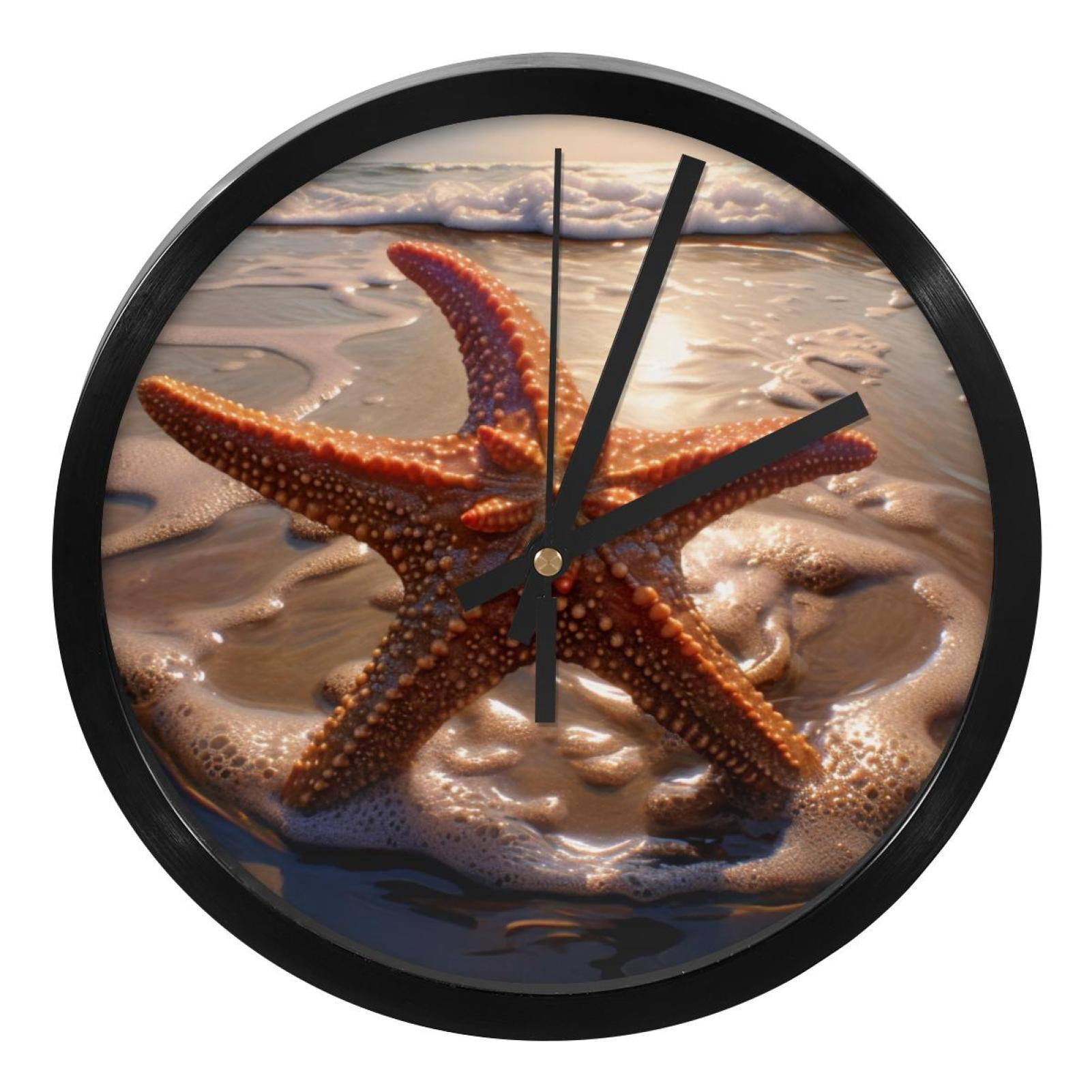 Starfish Elegant Wall Clock - Precise Quartz Movement, Perfect Mother's ...