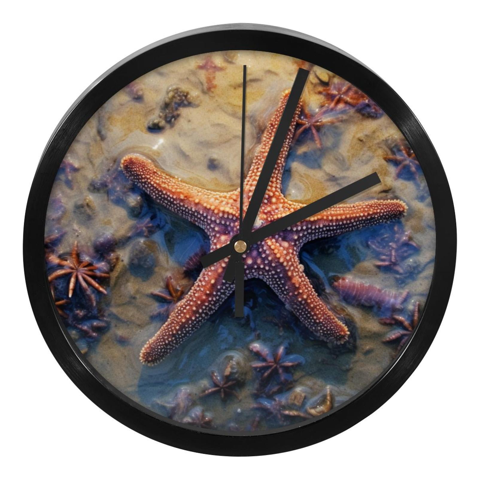 Starfish Elegant Wall Clock with Precise Quartz Movement | Ideal Mother ...