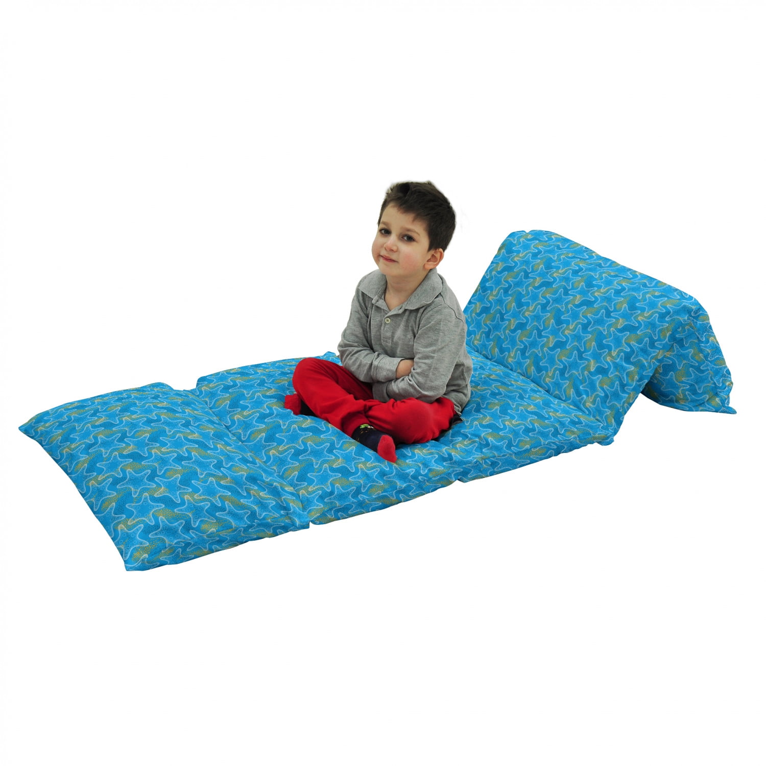 Starfish Floor Pillow Lounger Cover, Marine Underwater Life Theme Sea ...