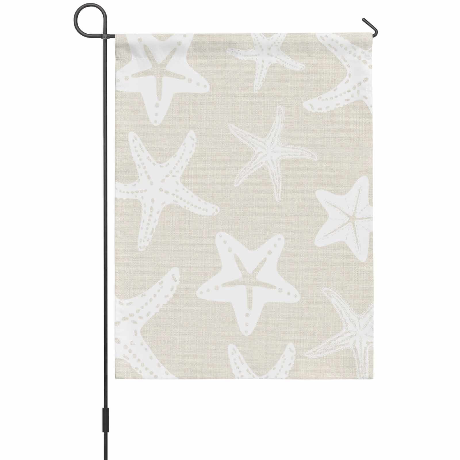 Starfish Garden Flag 12 x 18 Inches, Summer Beach Nautical Ocean Sea ...